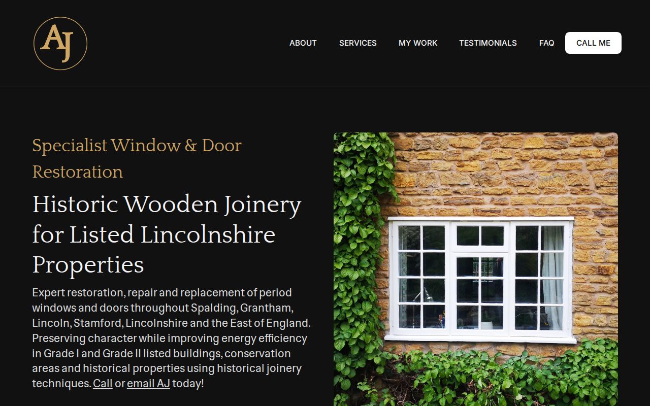 AJ Historical Joiner | Wooden Window & Door Restoration Lincolnshire ...